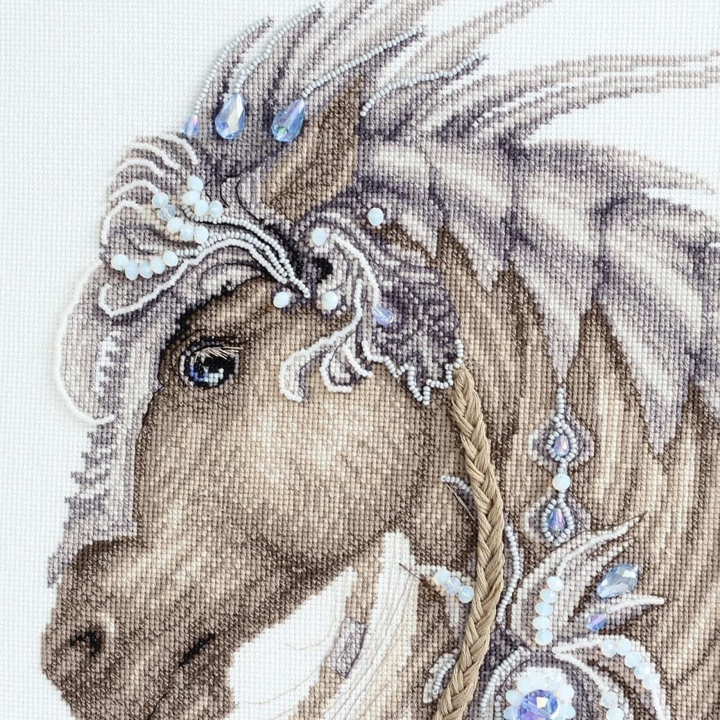 DIY Cross Stitch Kits Fantasy Inspired Dragon Horse and Wolf - Etsy
