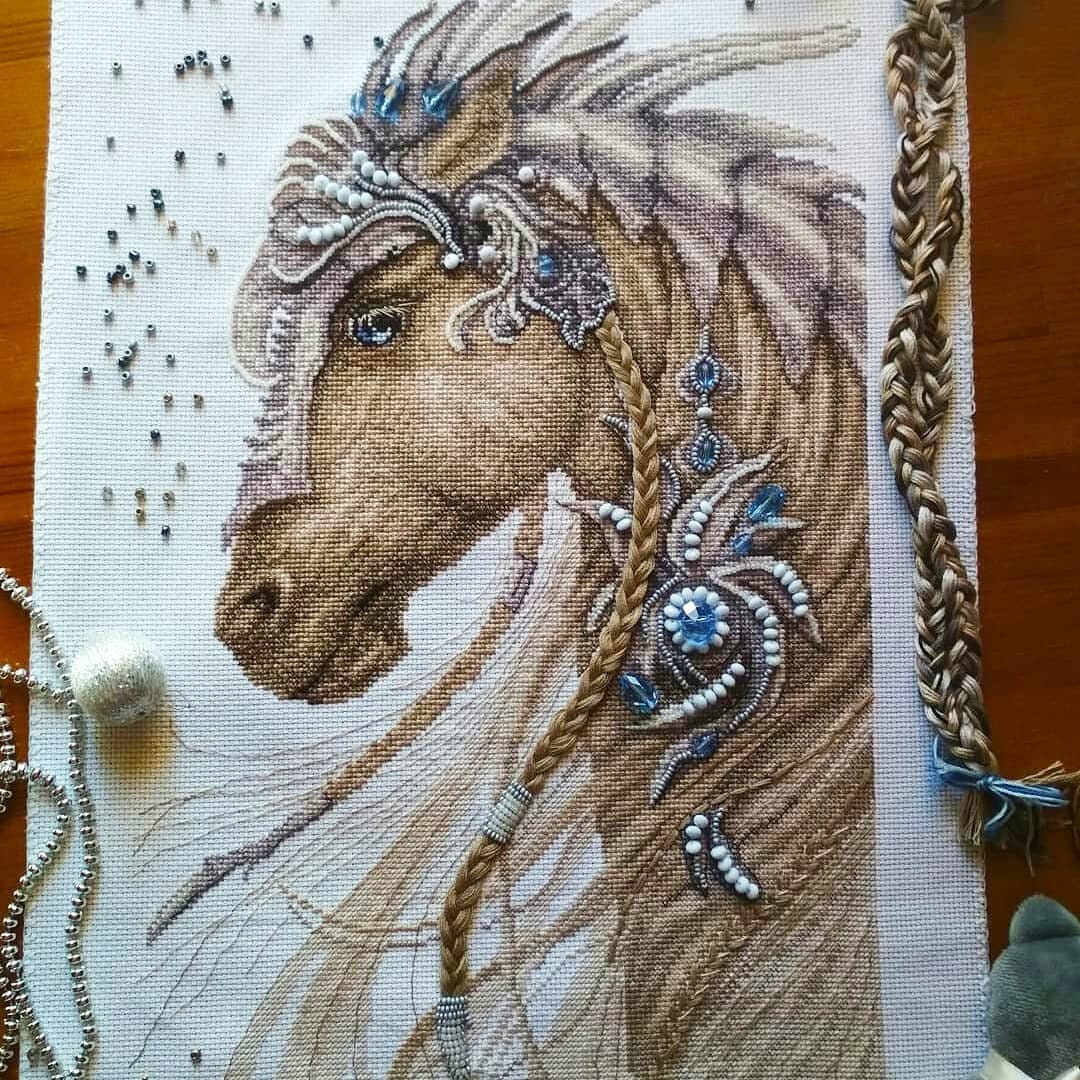 DIY Cross Stitch Kits Fantasy Inspired Dragon Horse and Wolf - Etsy