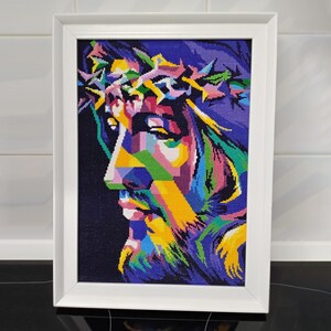 PDF Jesus Embroidery Pattern, Jesus Christ Cross Stitch Chart ...