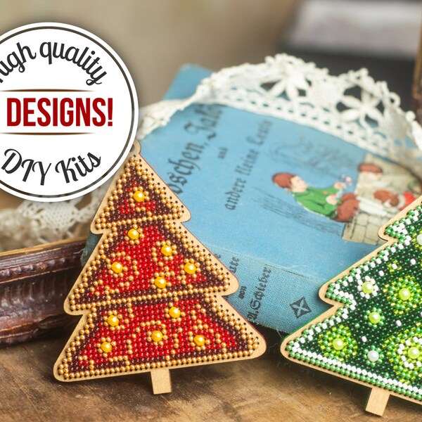 Beaded Christmas Ornament Kits - Etsy
