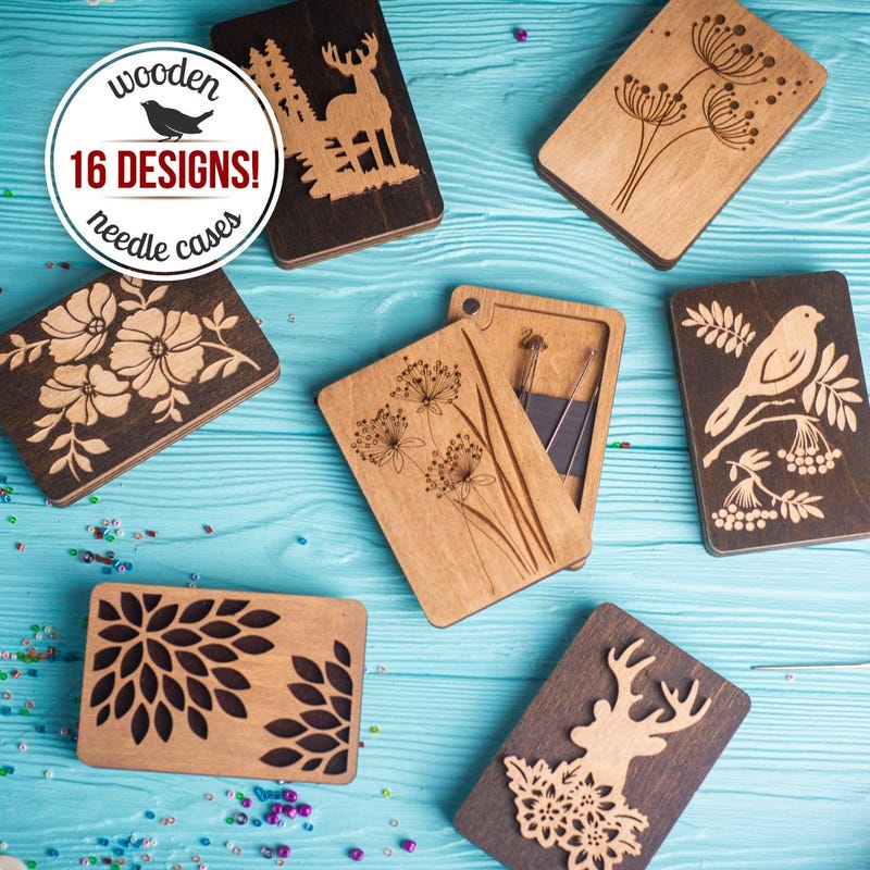 Wooden Sewing Magnet Box - Etsy