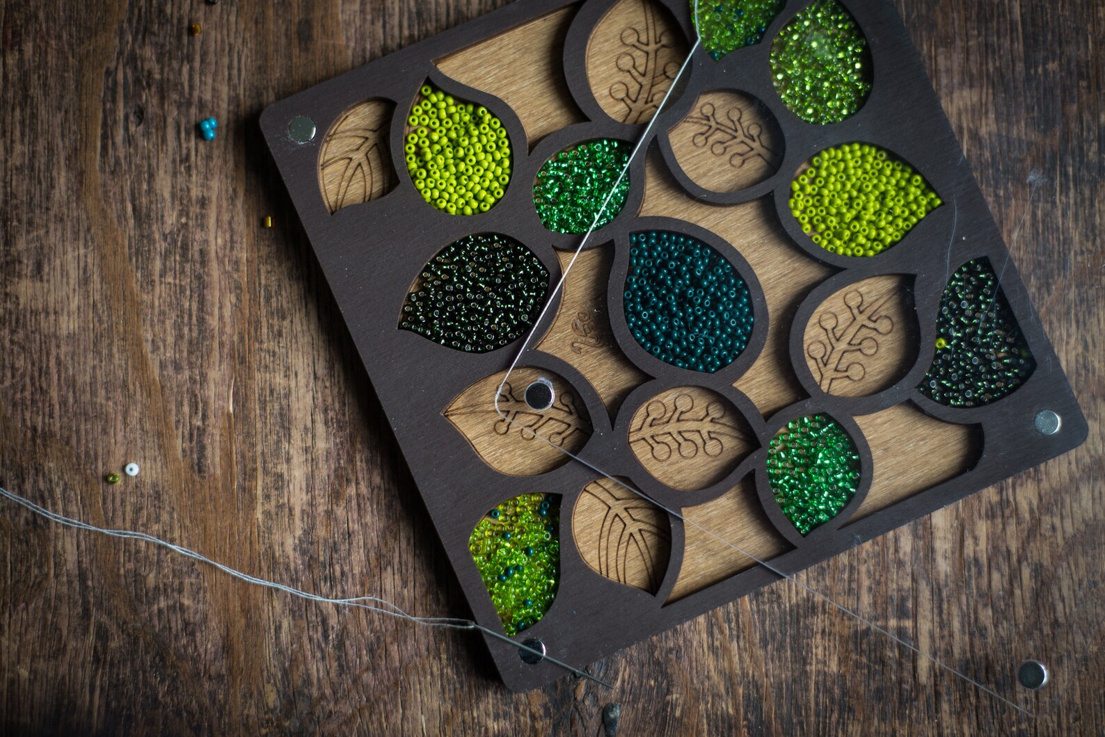 Seed Bead Storage Box Jewelry Making Sectioned Sorting Tray - Etsy