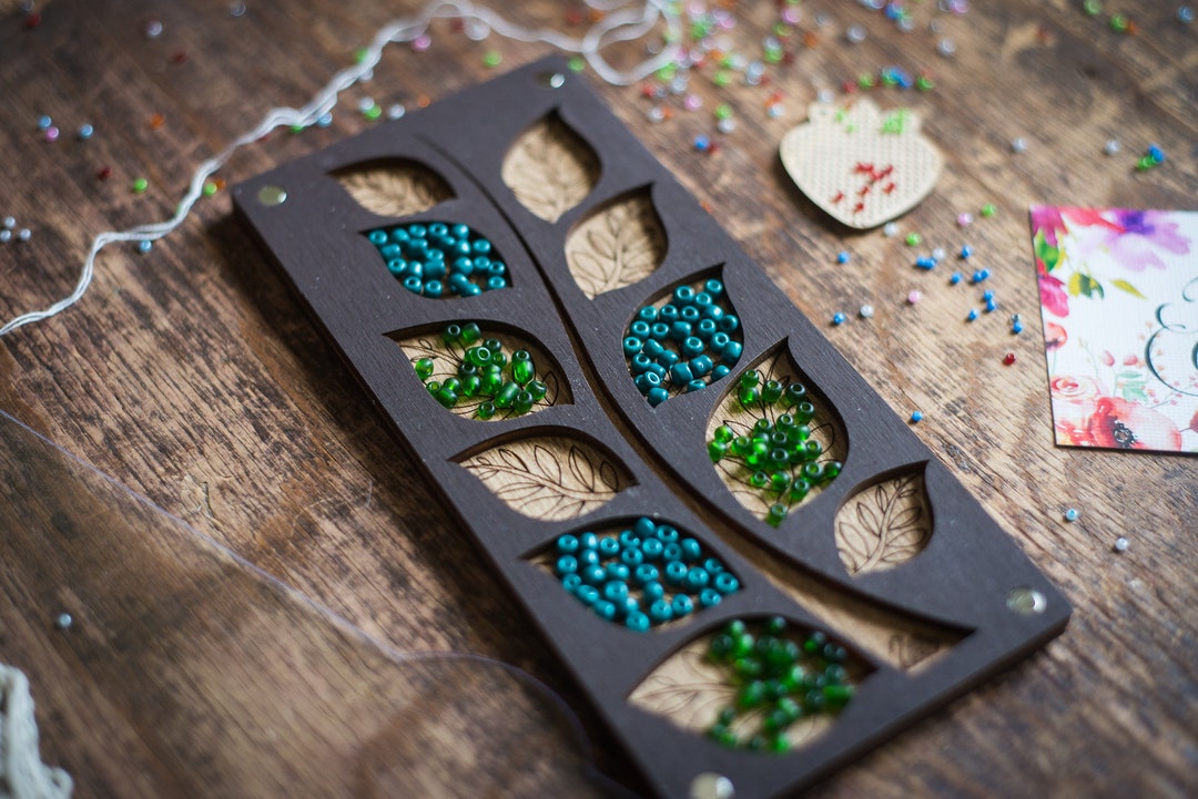 Jewelry Making Sorting Tray, Seed Bead Embroidery Craft Board, Beading ...