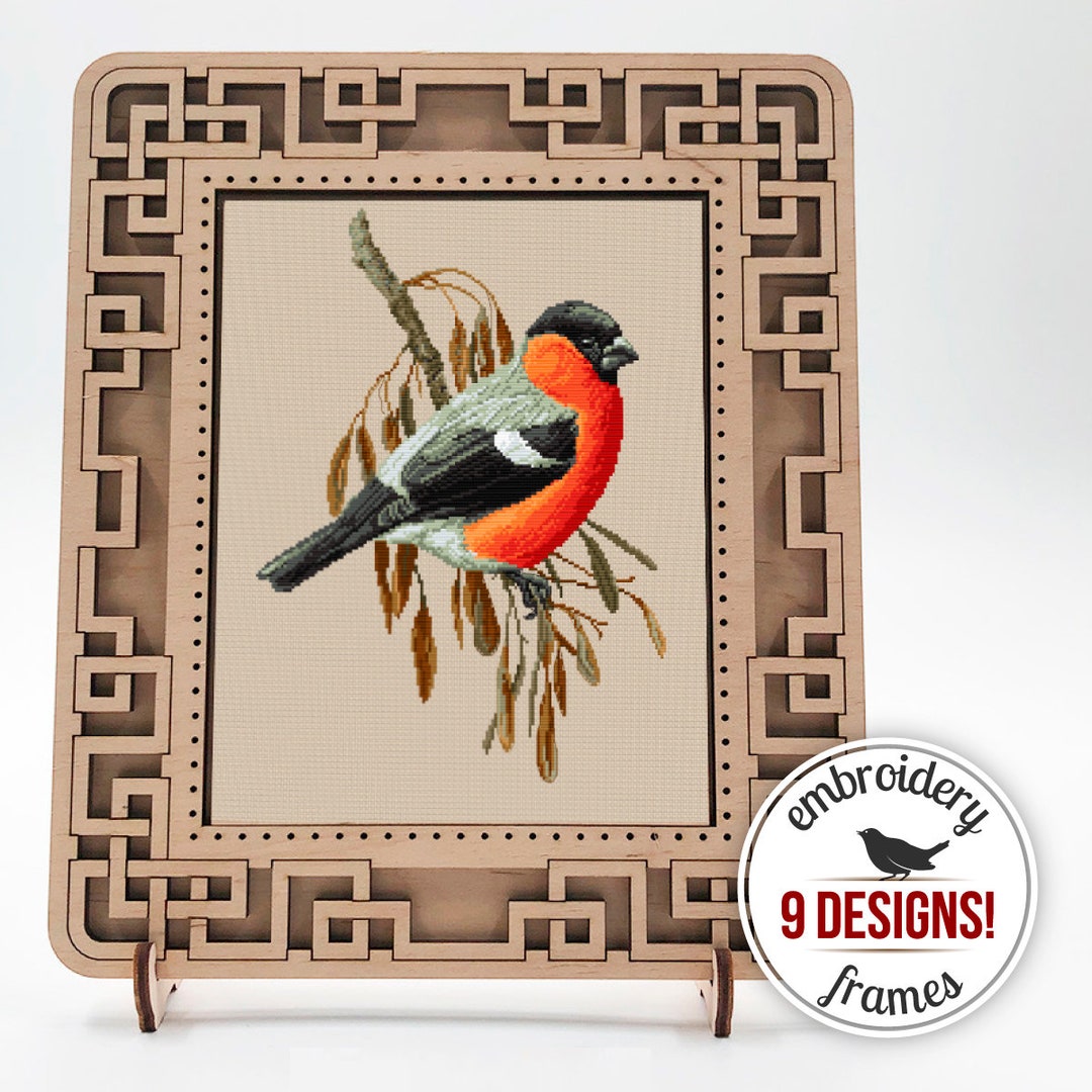 Wooden Embroidery Frame, Embroidery Supplies and Tools, Embroidered ...