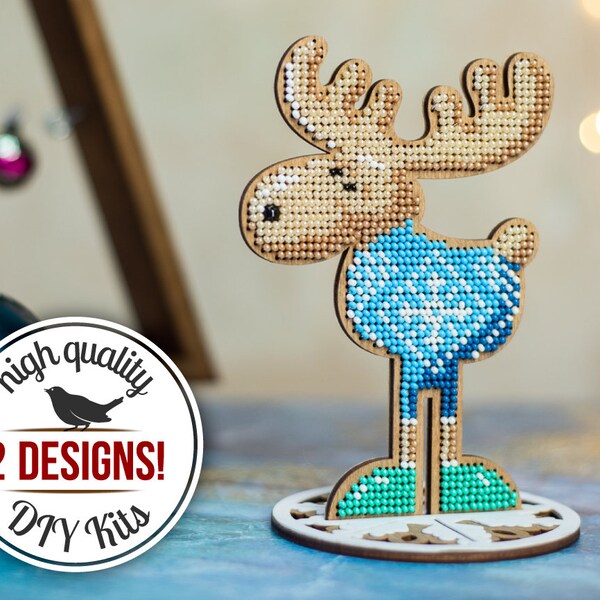 Wooden Moose Pattern - Etsy