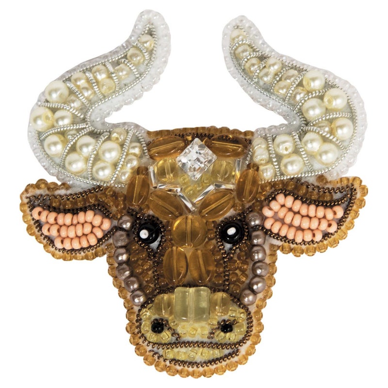 Bull Brooch - Etsy