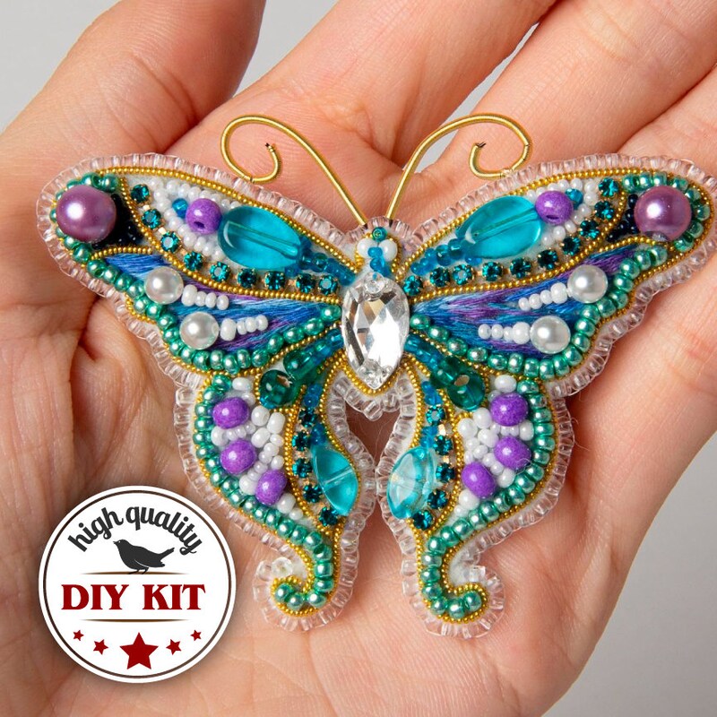 Blue Butterfly Pinning Kit - Etsy