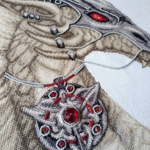 DIY Cross Stitch Kits, Fantasy Inspired Dragon, Horse and Wolf ...