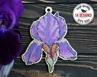 DIY Iris Flower Forging Pack - Etsy UK