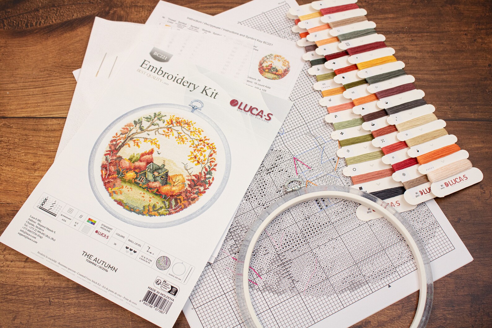 DIY Four Seasons Cross Stitch Kits, Set of Four Kits for Seasonal ...