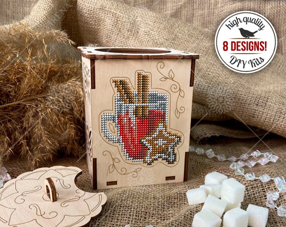 DIY Wooden Sugar Box Make Your Own Spice Container Kitchen - Etsy