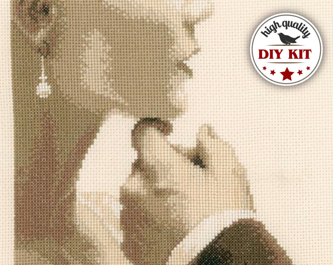 DIY Wedding Metrics Kit, Vervaco Bride and Groom Embroidery, Counted ...