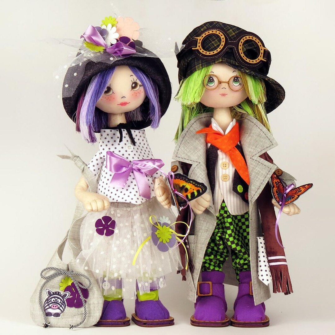 Collectible Doll Sewing Project Kit, DIY Ragdoll Making Kit, Kids Room ...