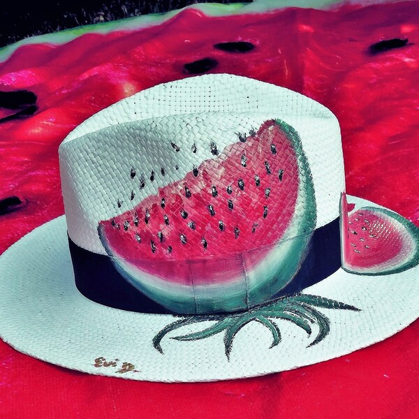 Watermelon Hat - Etsy
