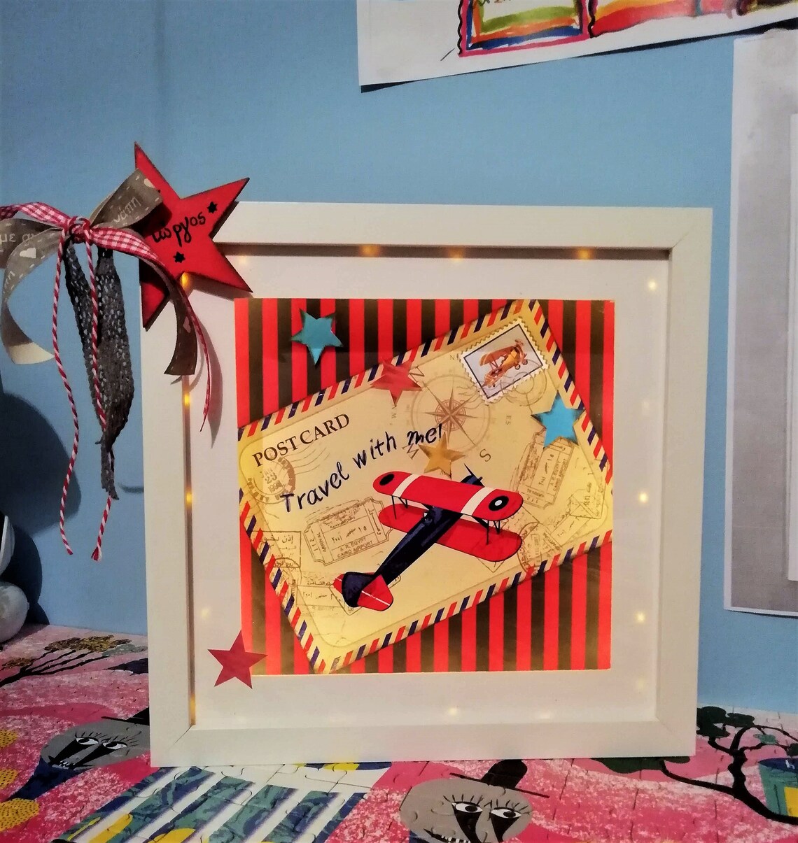 Shadow Box Personalized Led Light Newborn Baby Boy Gift - Etsy