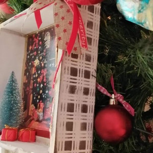 Christmas Shadow Box With LED Lighting: Wooden Winter Scene - Etsy Canada