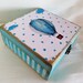 Personalized New Baby Boy Keepsake Box: Hand-painted Wooden Memory Box ...