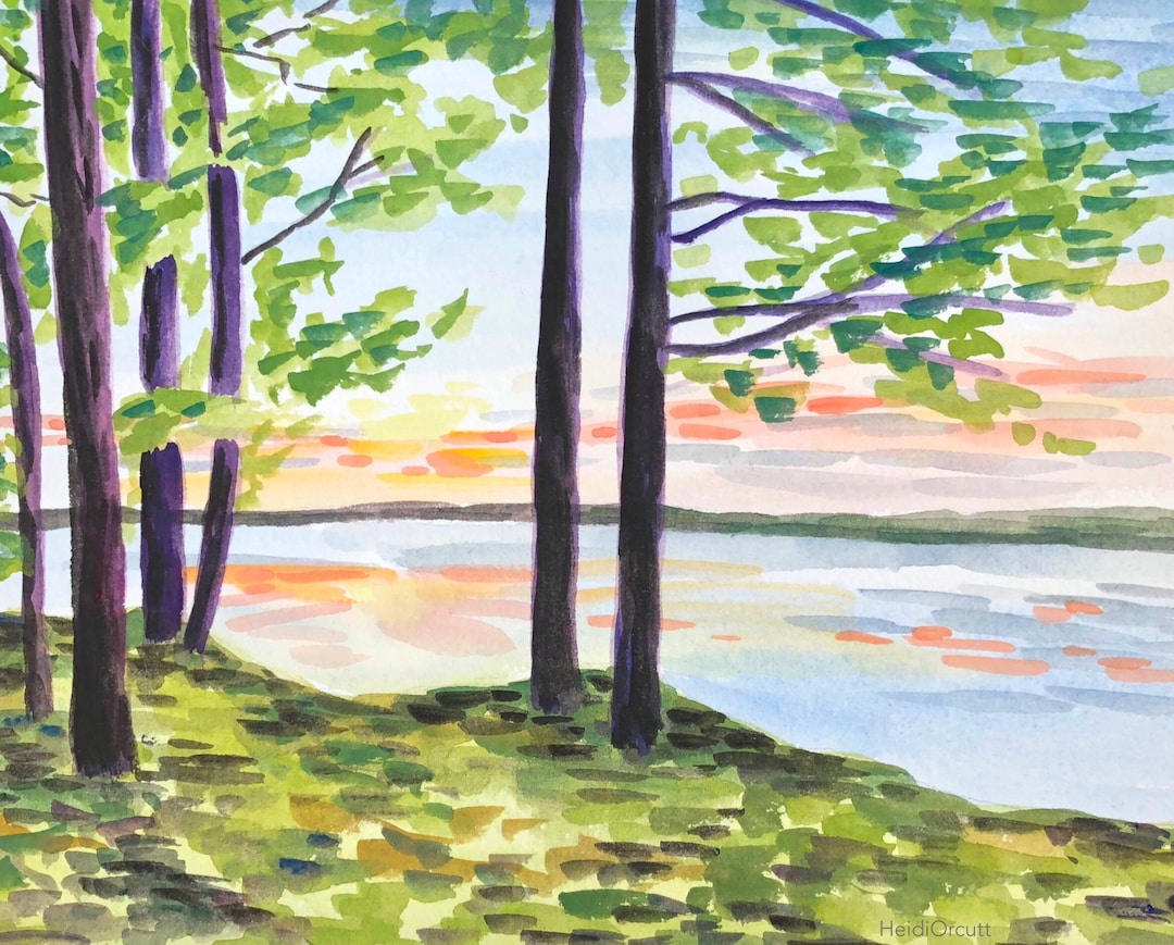 Overlook - Art Print - 8x10 - Etsy