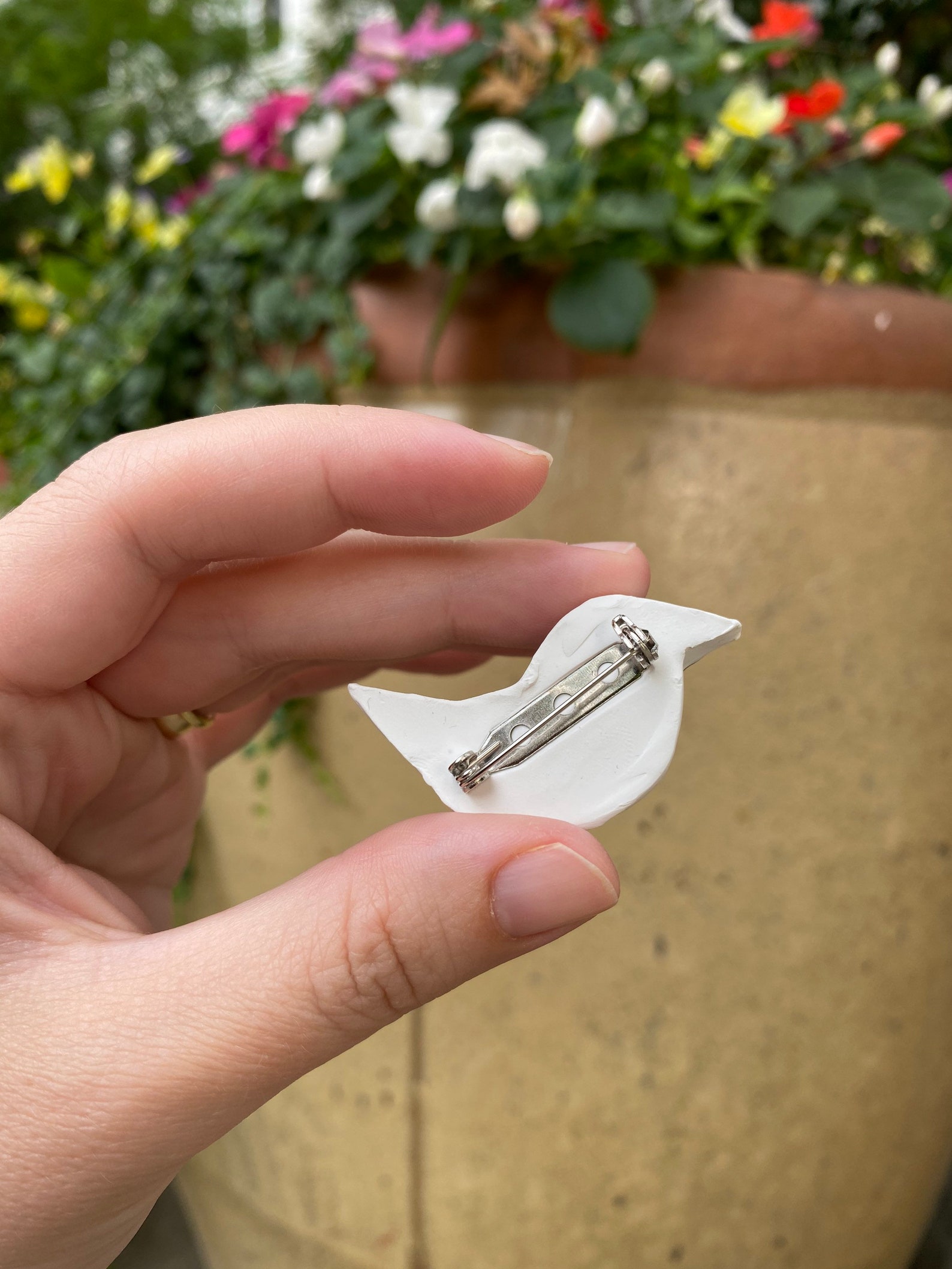 Bluebird - Painted Bird Pin - Hand Painted - Hans Sculpted - Bird Pin ...