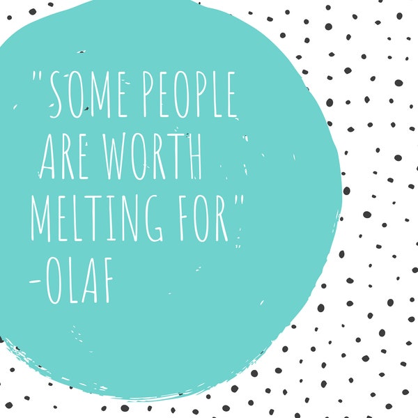 Olaf Quote - Etsy