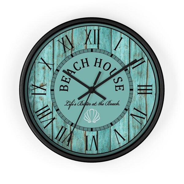 Beach Clock - Etsy