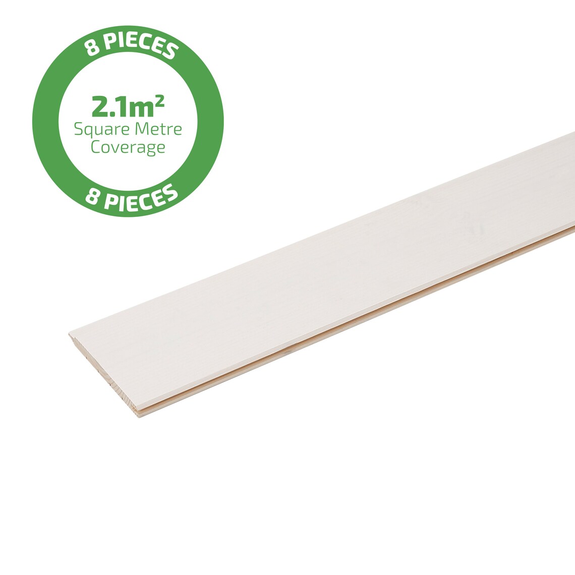 Premium Timber Cladding Sertiwood White Wax - White Wash (8 Pack) 2 ...