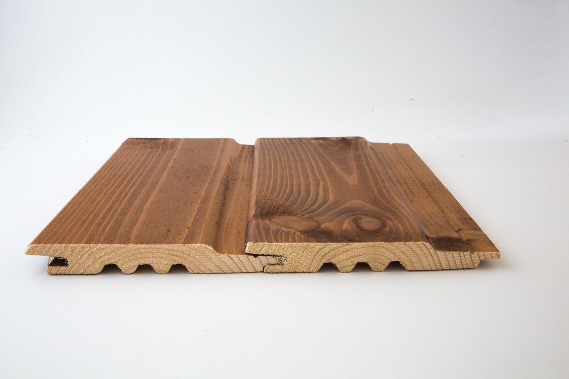 External Timber Cladding Cedar Red Oak Tone Secret Fix Profile 19x146mm ...