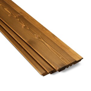External Timber Cladding Cedar Red Oak Tone Secret Fix Profile 19x146mm ...
