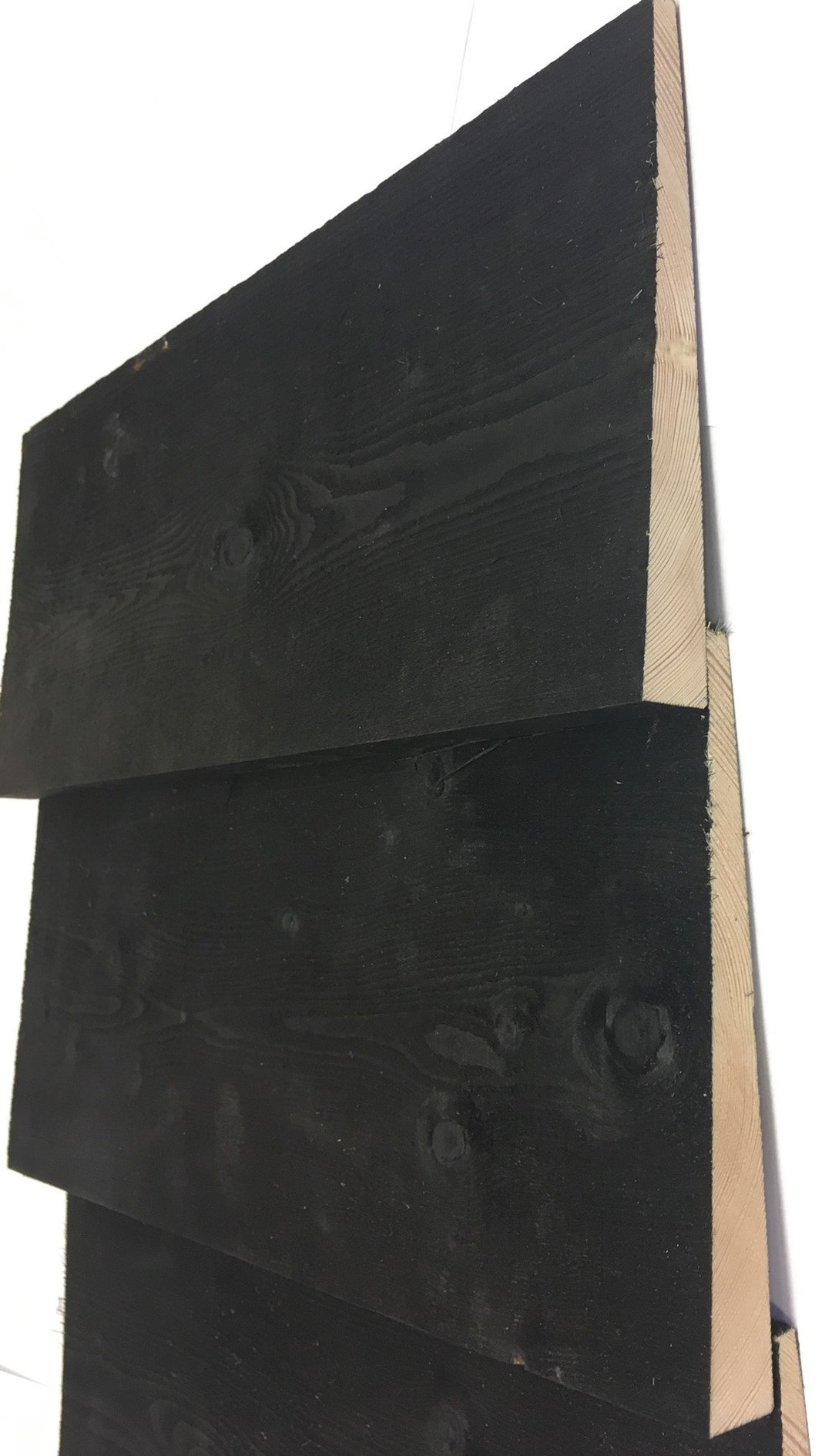 SPECIAL OFFER !! Black Painted External Featheredge Sawn Timber ...