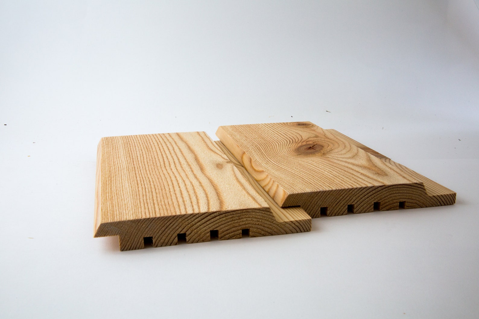 SPECIAL OFFER Siberian Larch Cladding Half Lap Shiplap Fine Sawn Faces ...