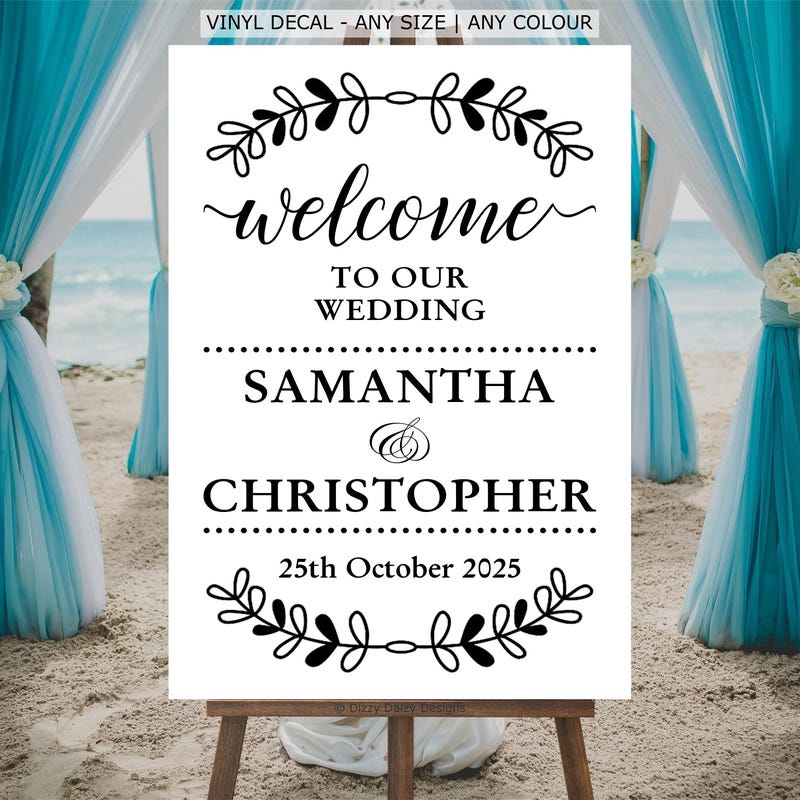 Wedding Decals - Etsy