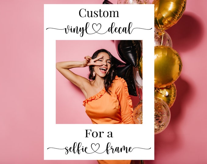 Personalized Selfie Frame, Instagram Selfie Frame, Wedding Selfie Frame ...