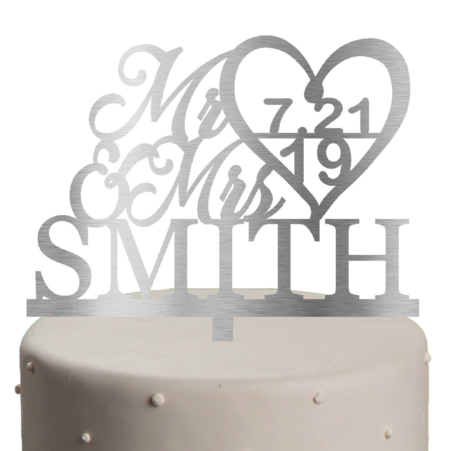 Personalizado pastel de boda Topper fancy Custom Topper | Etsy