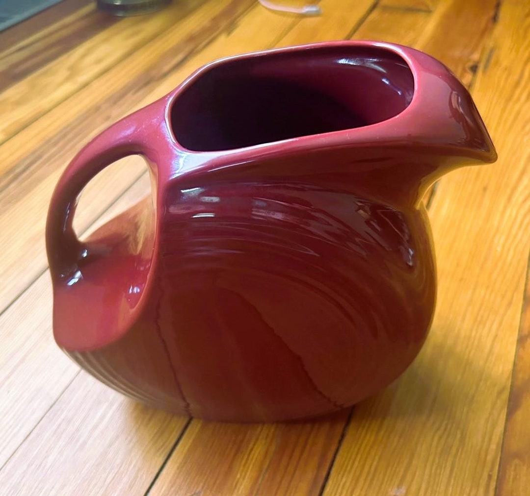 Fiesta Large Disc Pitcher, Plum - Discontinued P86 - Etsy