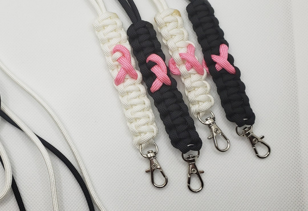 Breast Cancer Lanyard, Badge Holder, Key Holder, Breast Cancer, Lanyard ...