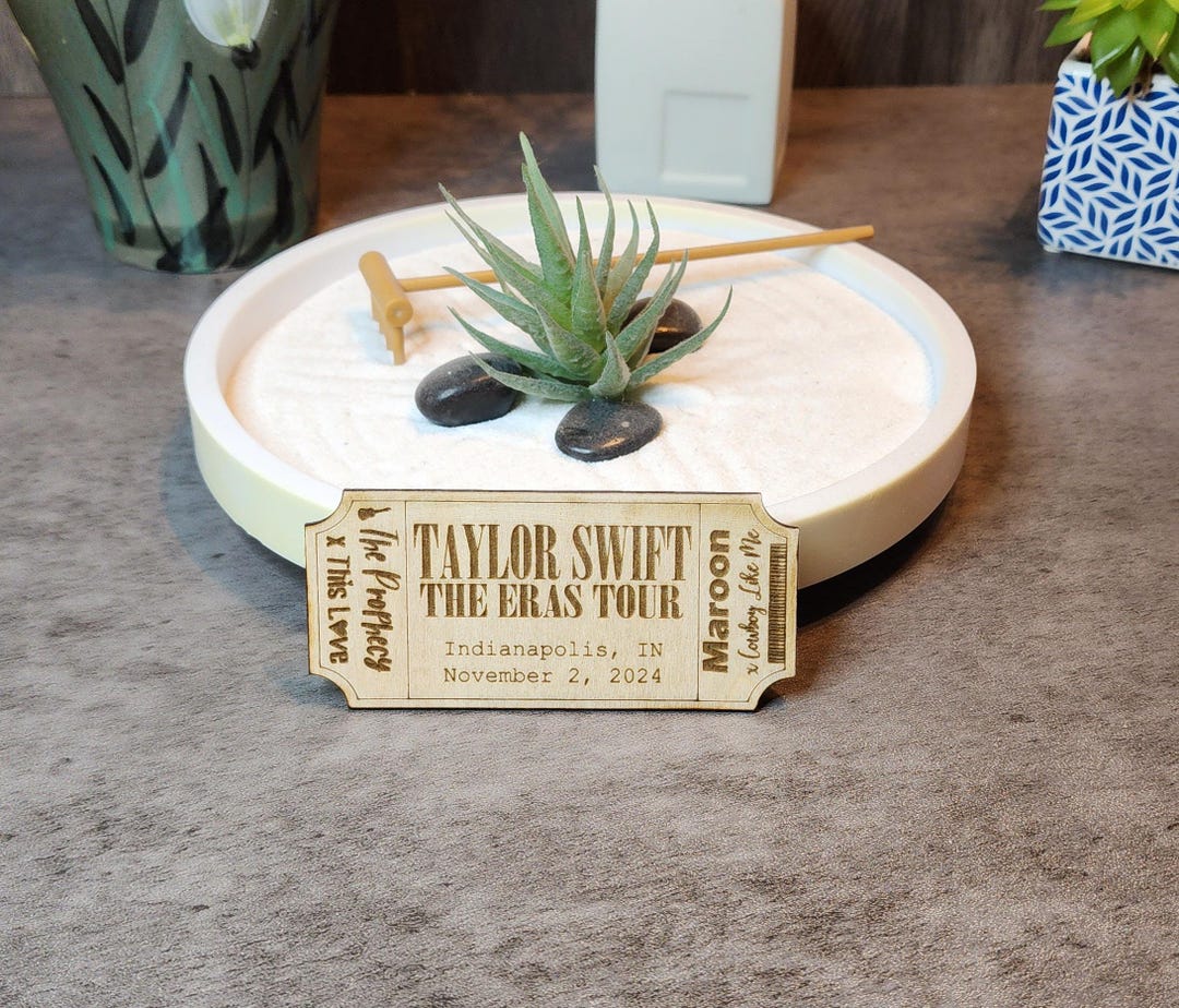 Concert Ticket, Concert Memento, Shadowbox Memento, Tour Ornament, Tour ...