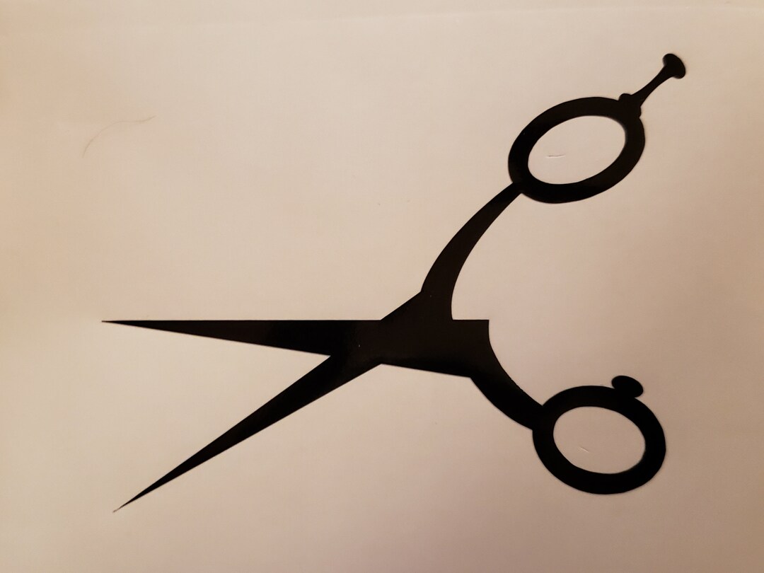 Scissor Decal, Hair Stylist Decor - Etsy