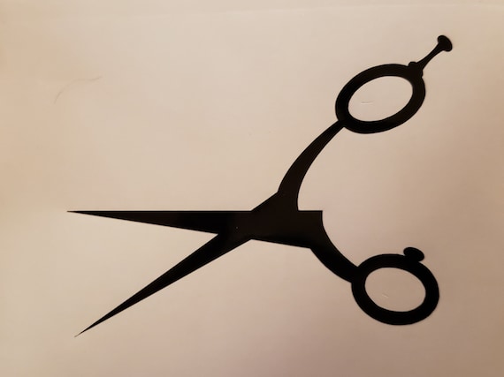 Scissor Decal Hair Dryer Scissor Sticker Stylist Hair - Etsy