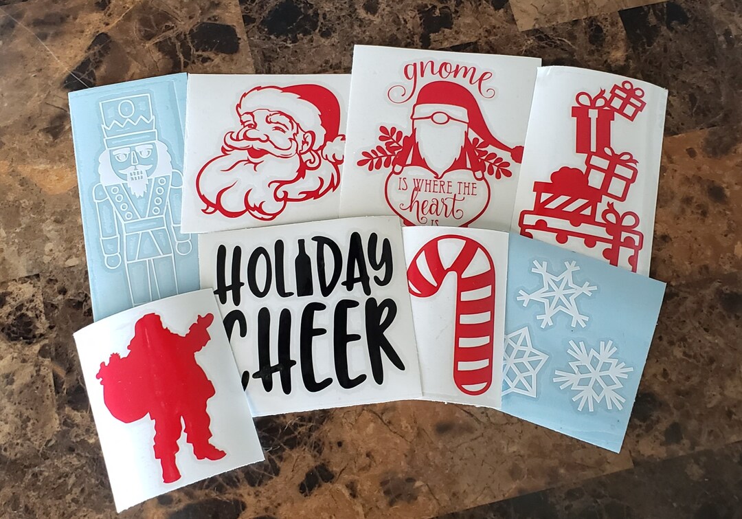 Christmas Decals, Christmas Stickers, Stickers for Christmas, Decals ...