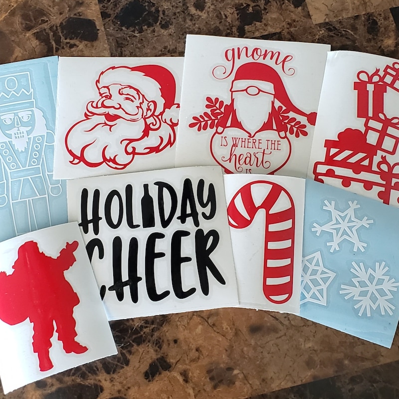 Christmas Decals - Etsy
