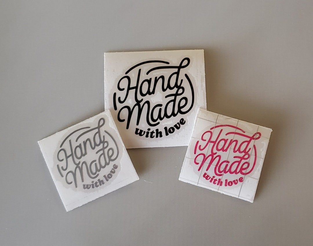 Handmade With Love Decal, Hand Made, Handmade Decal, Hand Made With ...