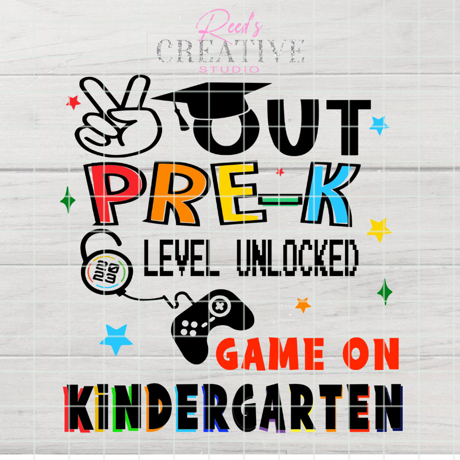 Peace Out Pre-k Game on Kindergarten Svg/png - Etsy