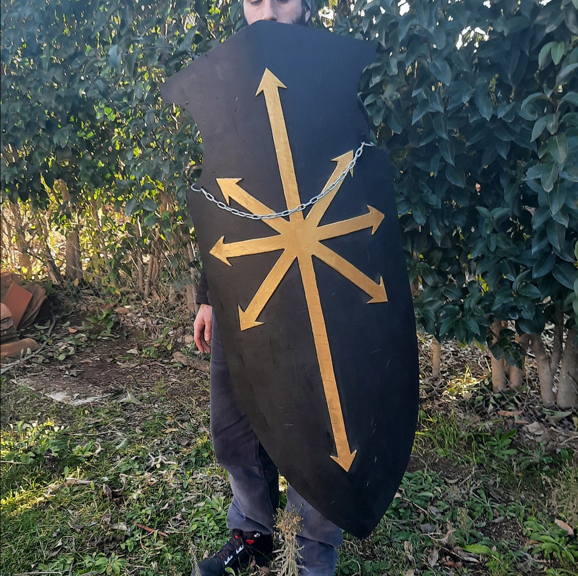 Warhammercurved Chaos Warrior Shield I Warhammer Curved Shield - Etsy