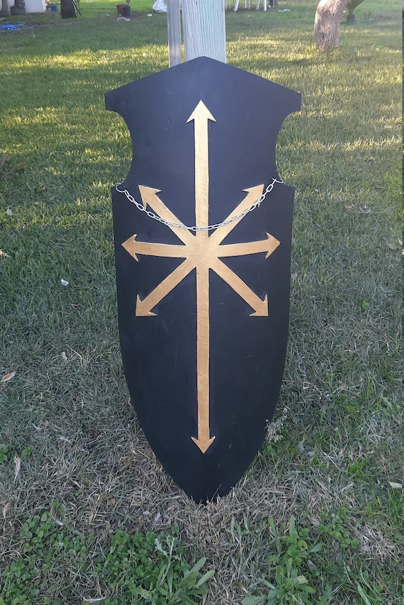 Warhammercurved Chaos Warrior Shield I Warhammer Curved Shield - Etsy