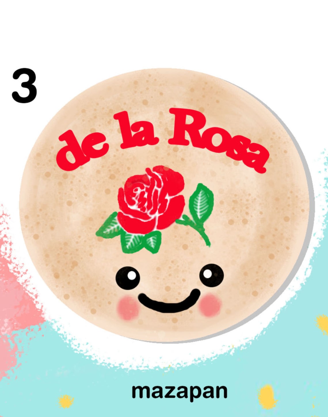Mazapan de la rosa waterproof sticker | Etsy
