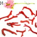 Natural Italian Red Coral Stick Loose Branch Polished Coral - Etsy