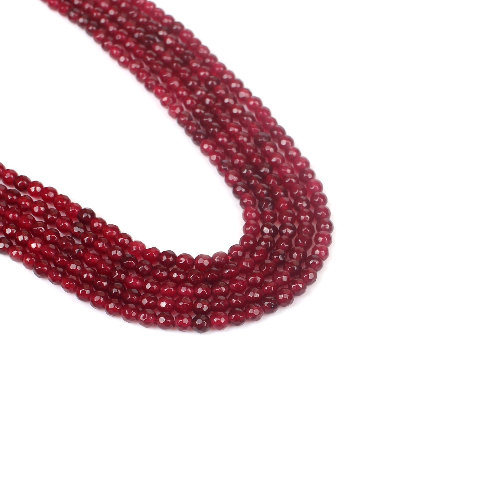 Fuchsia Agate Beads Pink Beads 15 INCH Beads Strand Fuchsia Beads Agate ...