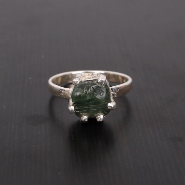 Rough Gemstone Ring - Etsy