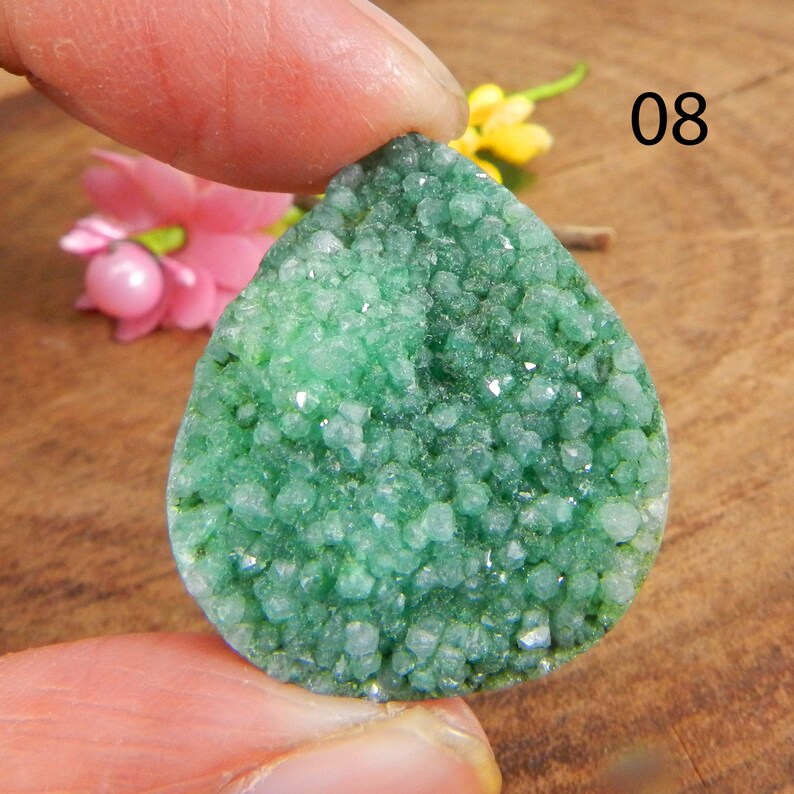 Bio Color Druzy Oval Cabochon Sugar Diy Druzy Natural Druzy | Etsy