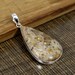 Natural Plum Jasper Pendant 925 Sterling Silver Pendant Pear - Etsy